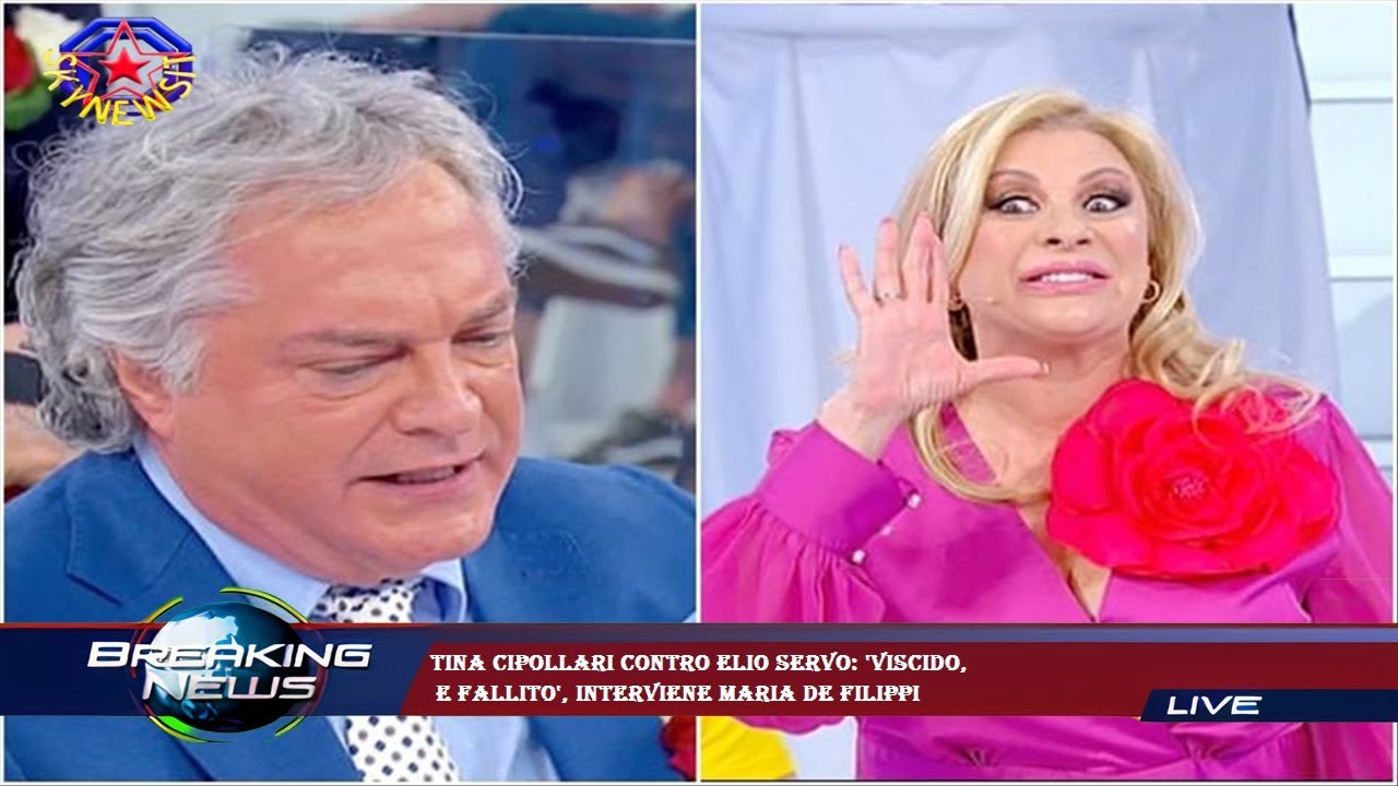 Tina Cipollari contro Elio Servo: 'Viscido, e fallito', interviene ...