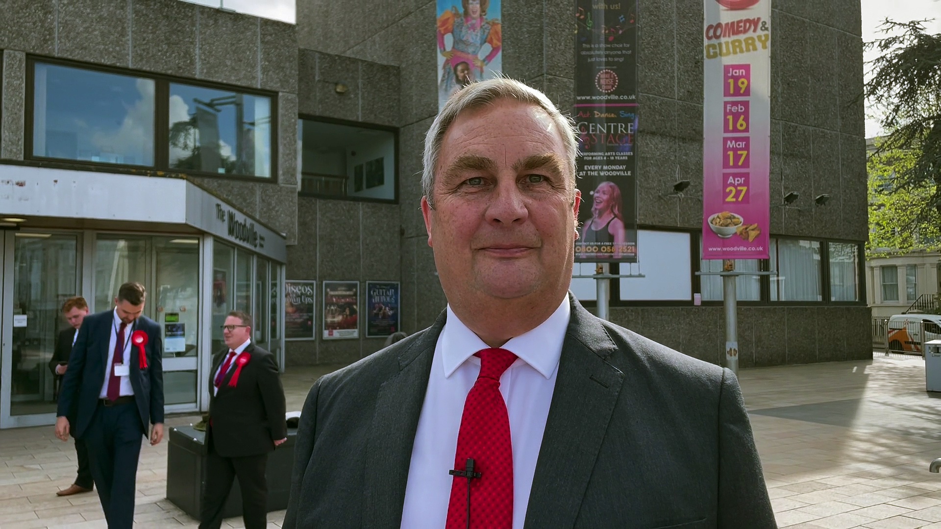 Labour leader of Gravesham council John Burden after today's win