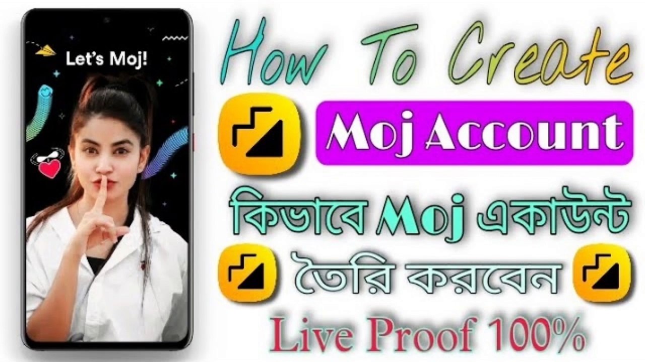How To Create Moj Account || How To Make Moj Account || TecH Bangla Info - video Dailymotion