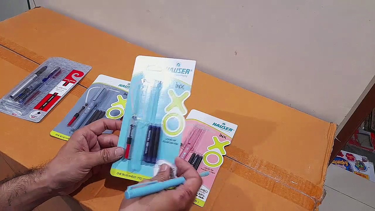 Unboxing and Review of Hauser INX XO Liquid ink Fountain Pen - video ...