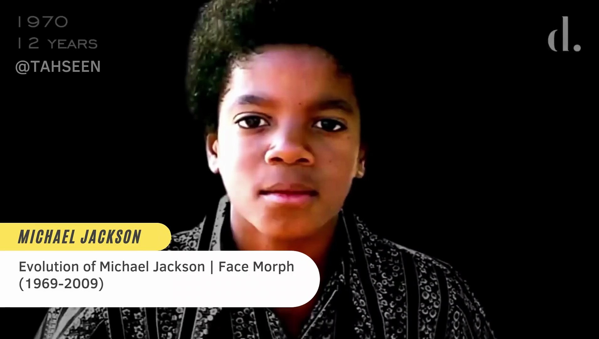 Michael Jackson Face Progression