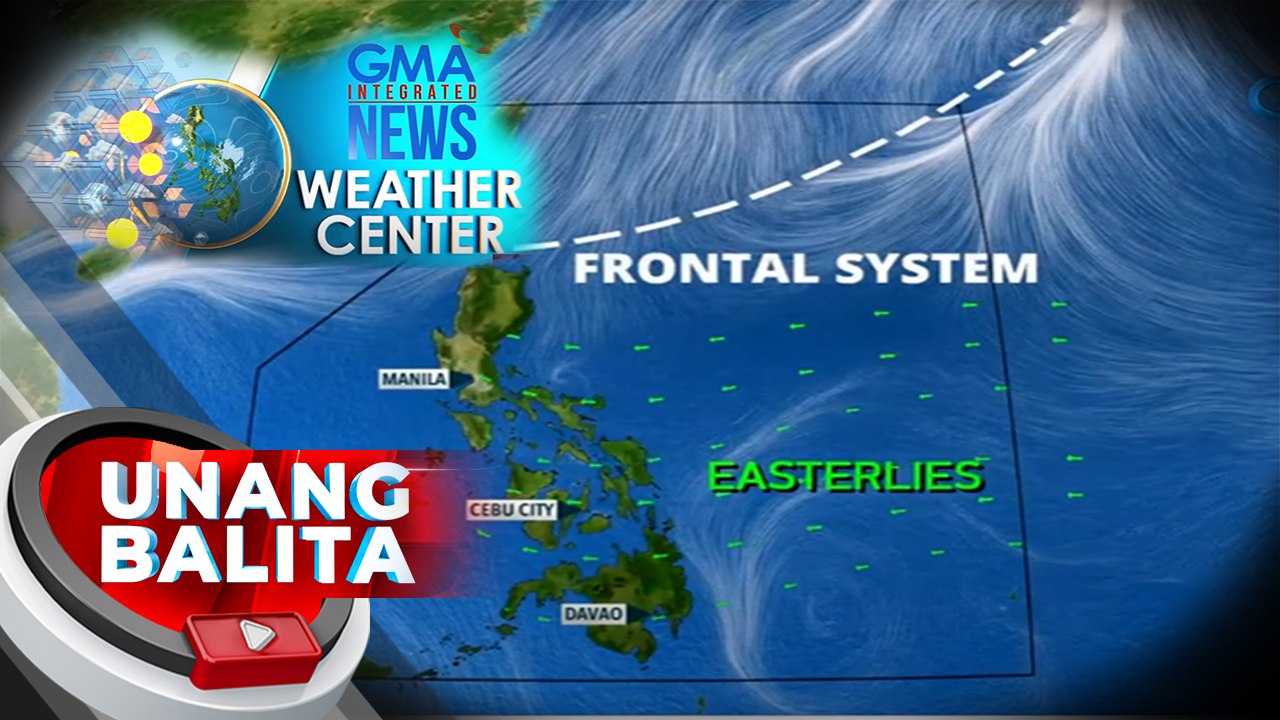 Matinding init at alinsangan, paghandaan ngayong araw; Frontal system ...