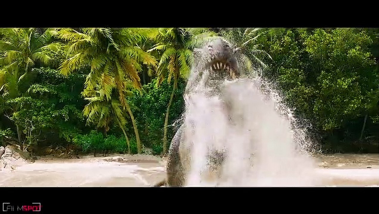 MEG 2 THE TRENCH T-Rex Vs Megalodon Trailer (4K ULTRA HD) NEW 2023 ...