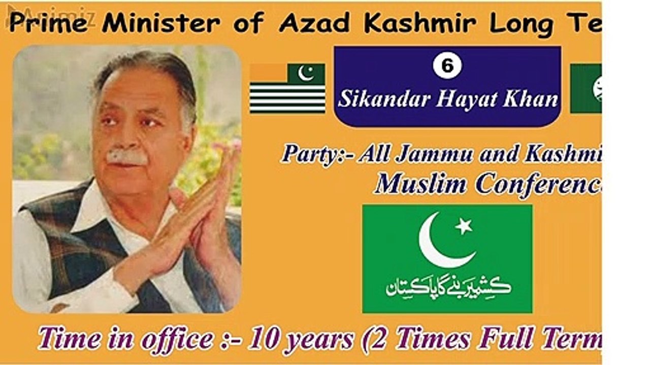 Prime Minister of Azad Kashmir - video Dailymotion