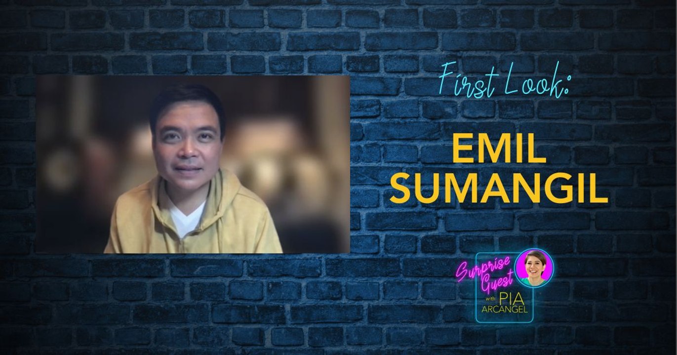 First Look: Emil Sumangil | Surprise Guest with Pia Arcangel - video Dailymotion
