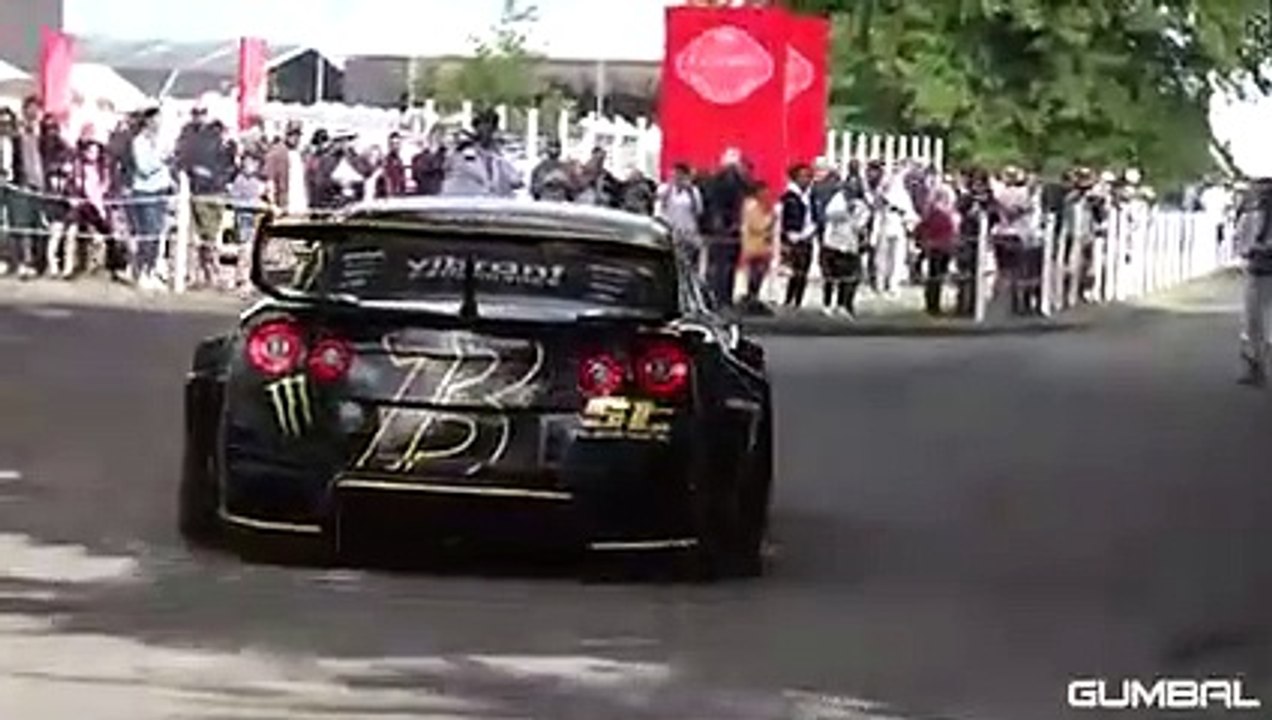 1200HP_LibertyWalk_Nissan_R35_GT-R_LSX_V8_Turbo_Engine_Start_Up ...