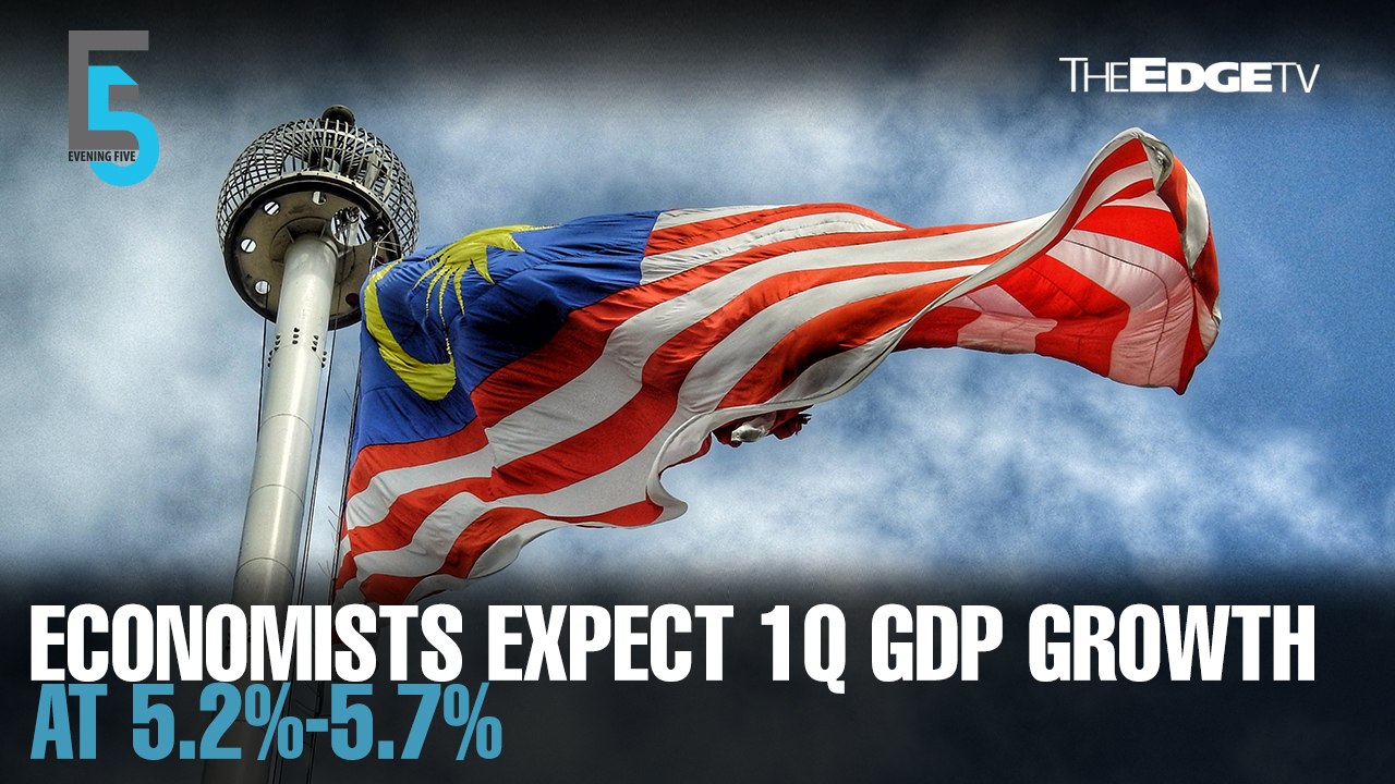 EVENING 5: Economists expect 1Q GDP growth at 5.2%-5.7% - video Dailymotion