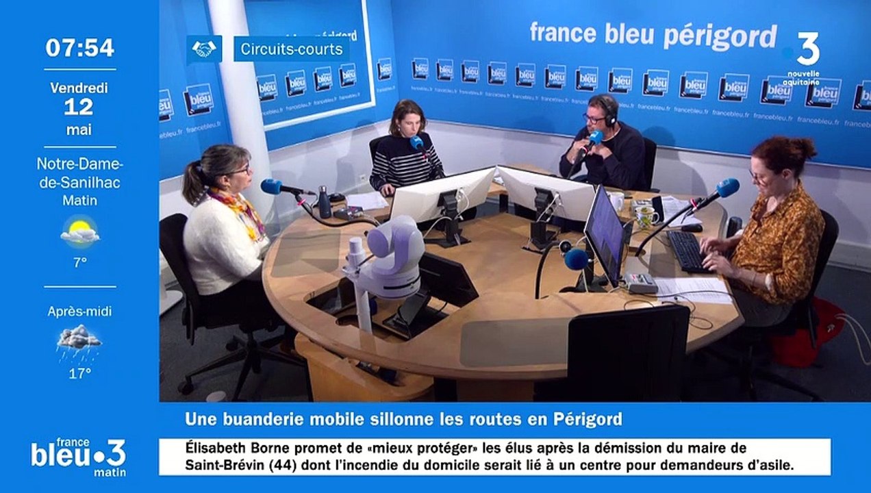 Patrcia Jacoup créatrice de la buanderie mobile " Le Chat qui passe et ...