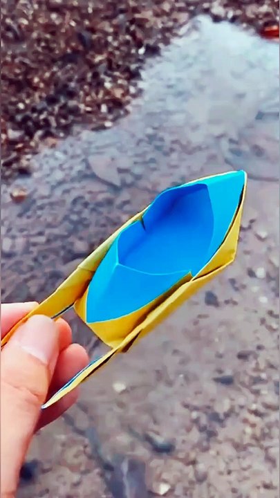 Easy paper boat crafts - video Dailymotion