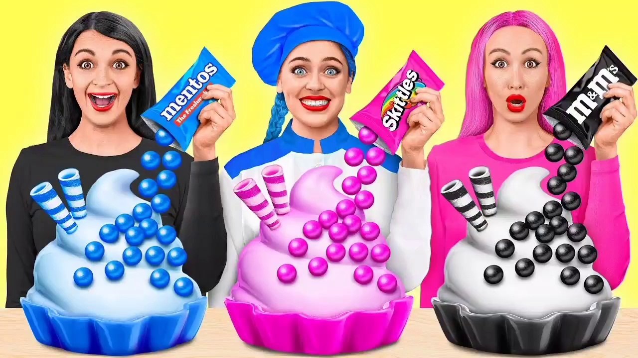 Cake Decoration Challenge- Food Battle by Multi Food Challenge - video ...