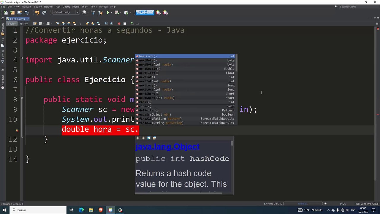 Convertir horas a segundos en Java - Vídeo Dailymotion