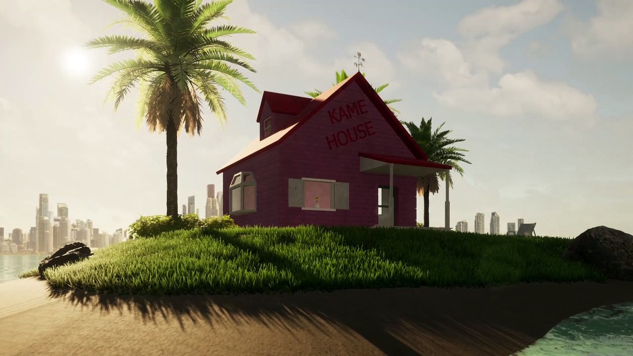 Realistic Rendering of Master Roshi's House from Dragon Ball An ...