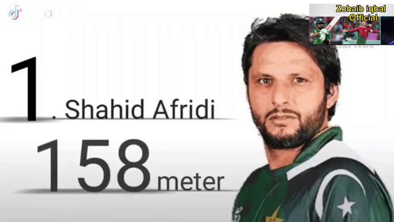 Shahid afridi 158 meters six - video Dailymotion