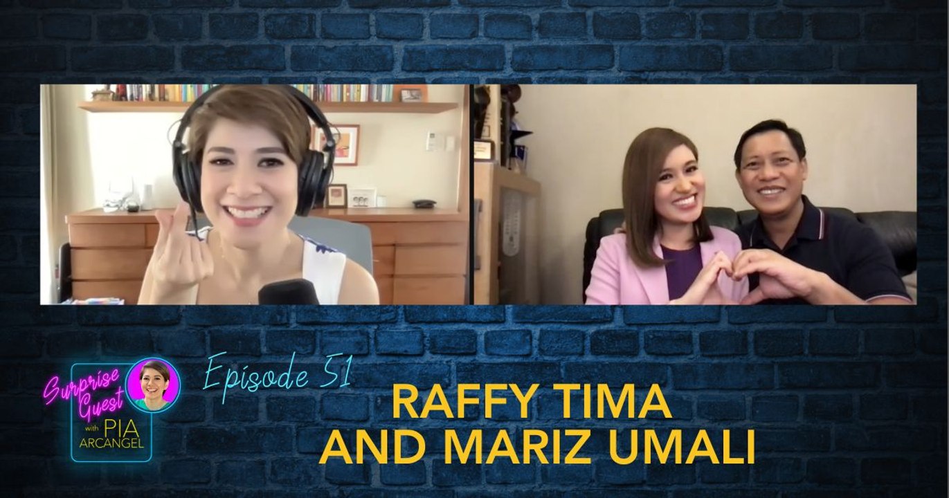 Episode 51: Raffy Tima and Mariz Umali | Surprise Guest with Pia Arcangel - video Dailymotion