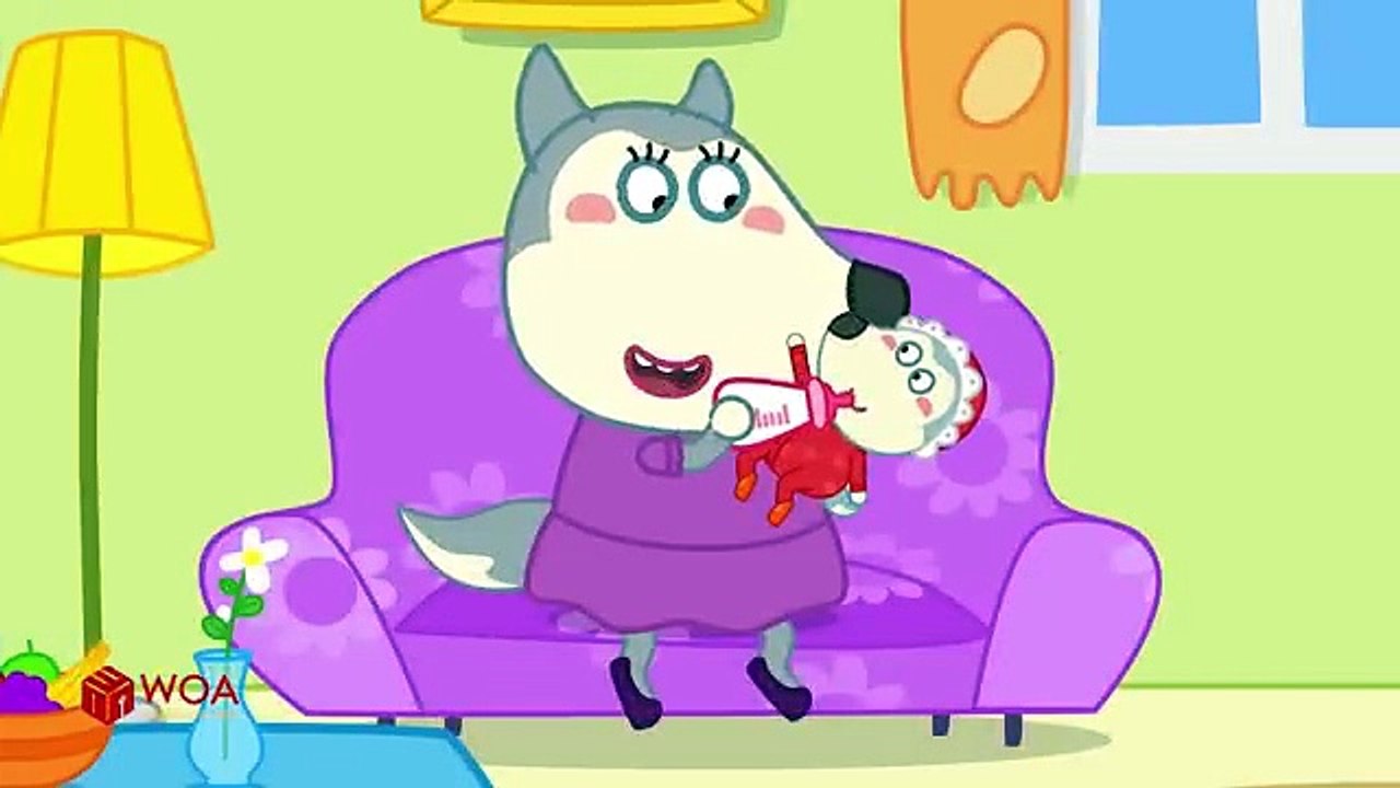 Baby Wolf and Stories for Kids About Fun Competition With Pando Wolfoo ...