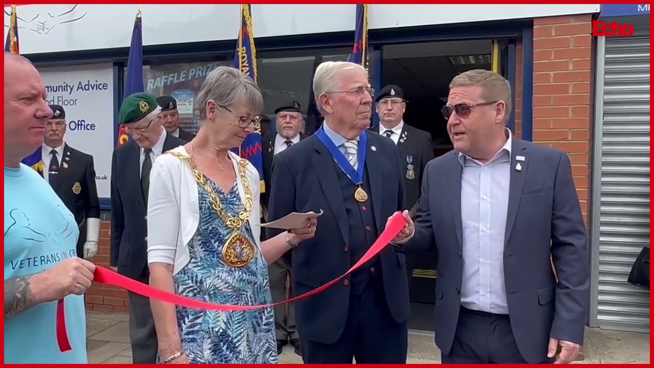 Opening of Sunderland's new Veterans in Crisis RV1 - video Dailymotion