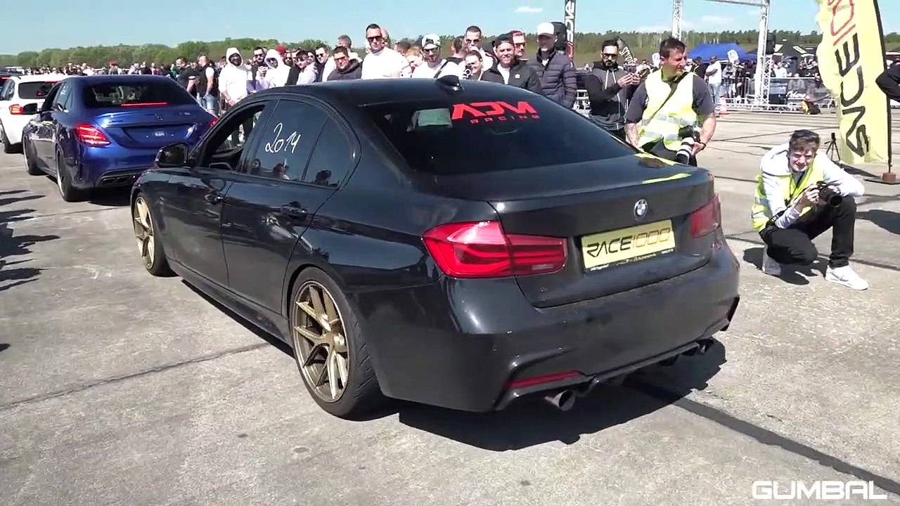 1000HP BMW 340i F30 -BIG TURBO- vs BMW M4 G82 Competition - Vidéo ...