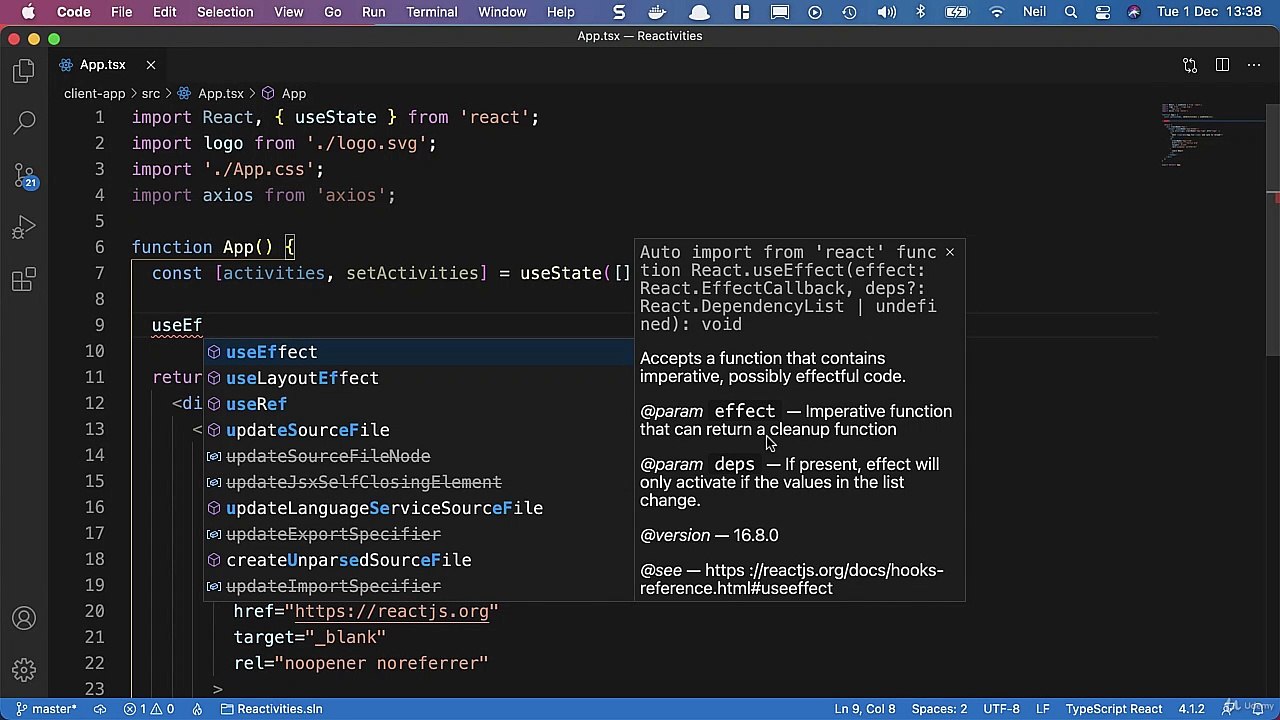 Walking Skeleton Part 2 - Client - Fetching data from the API - video ...