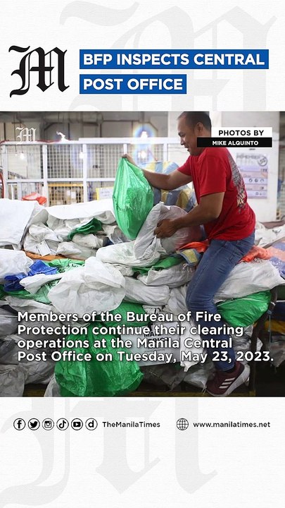 BFP conducts clearing operations at the Central Post Office - video ...