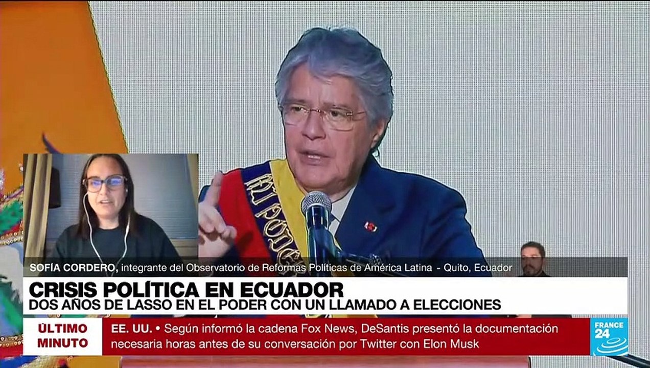 Sofía Cordero: 'El oficialismo llega muy debilitado a nuevas elecciones de Ecuador' - Vídeo ...