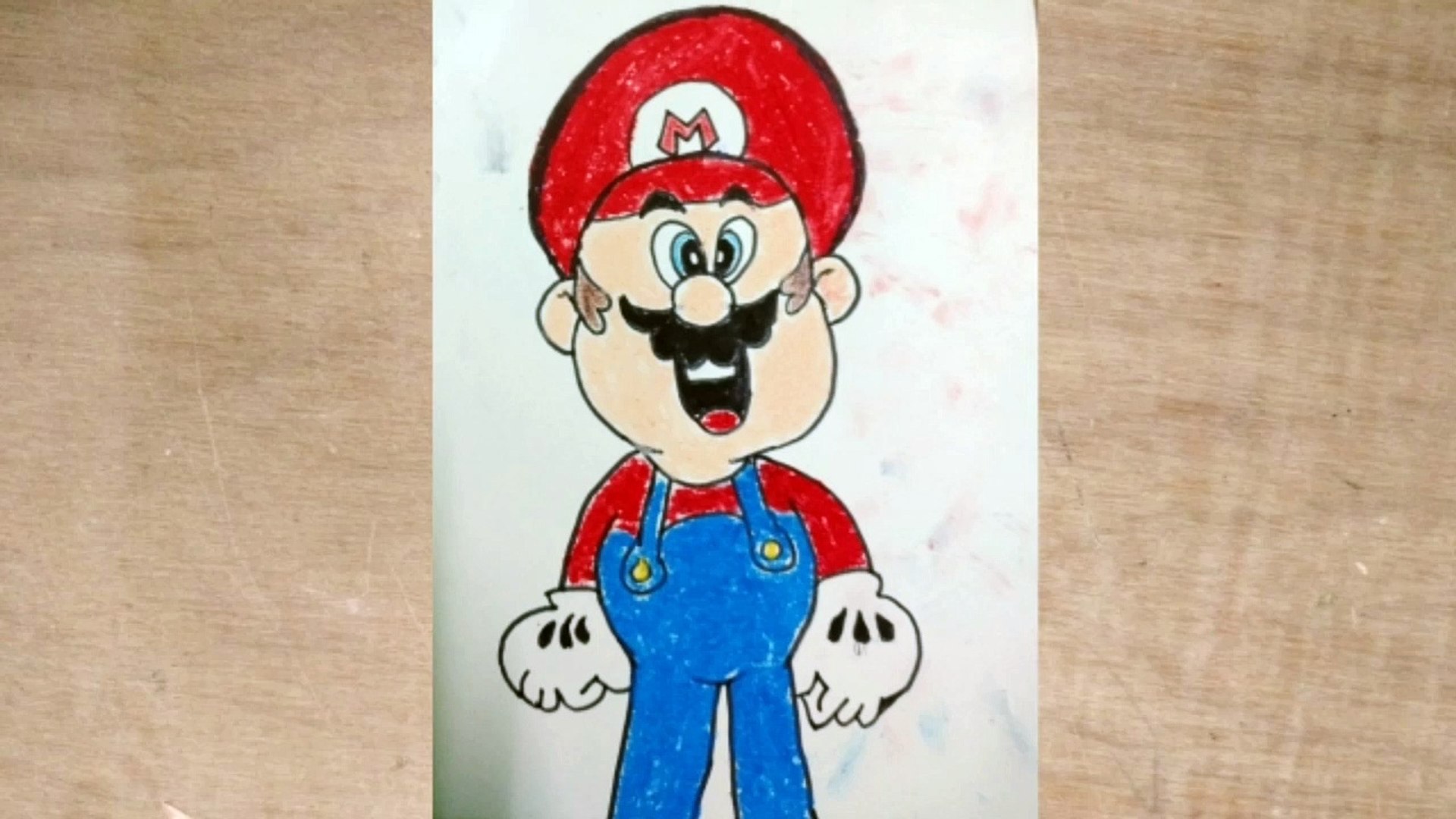 Learn How To Draw Mario From Super Mario Super Mario How To Draw