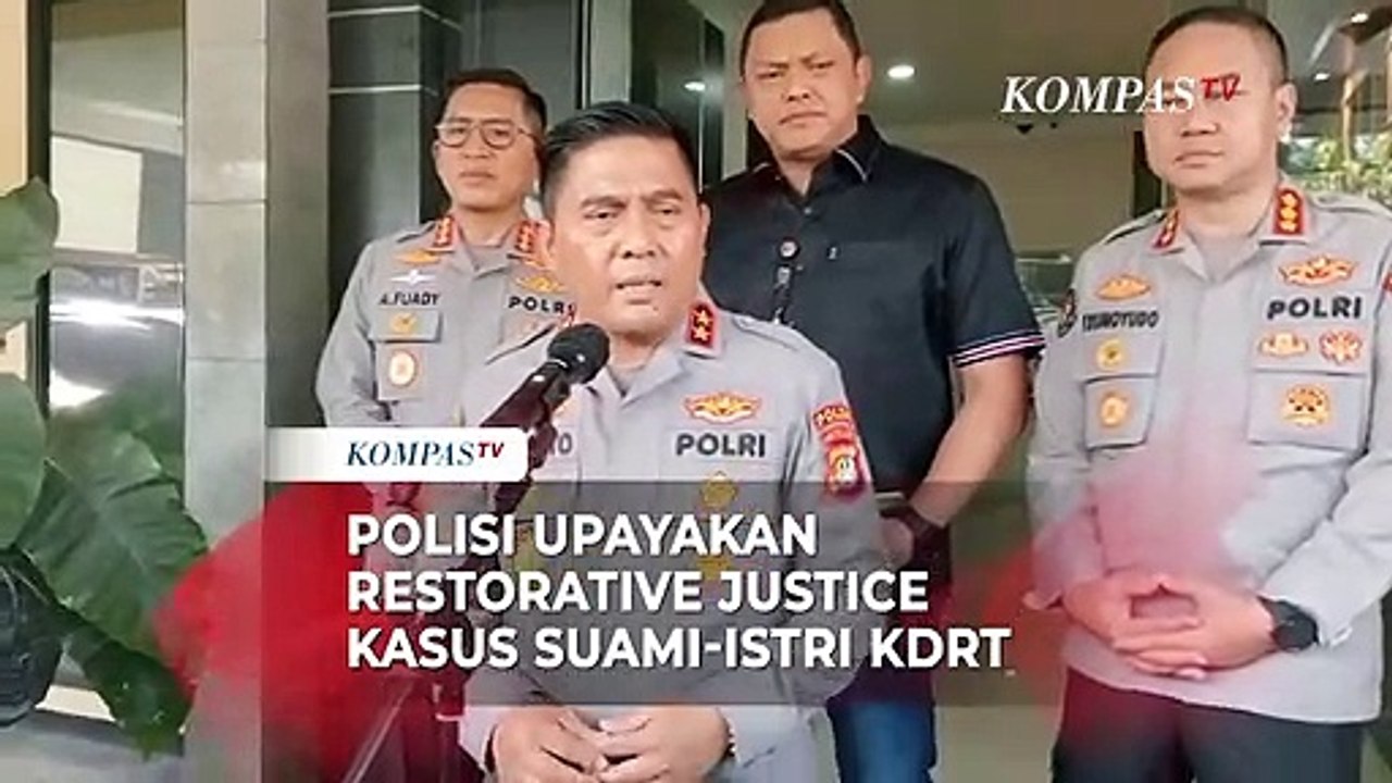 Polisi Upayakan Restorative Justice Kasus Suami-Istri KDRT di Depok - Video Dailymotion