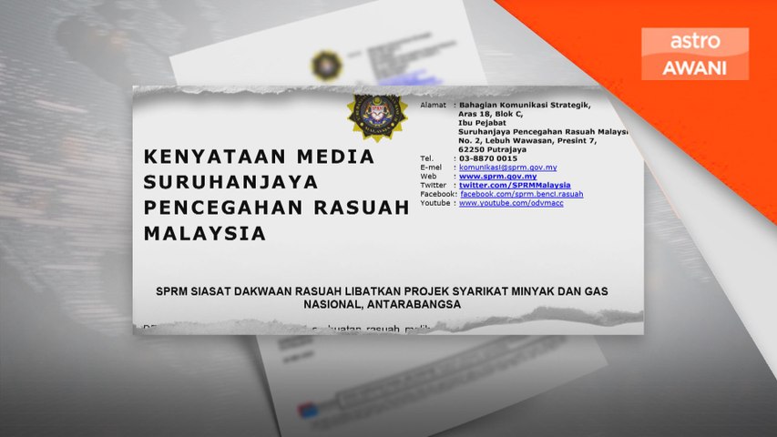 SPRM fail siasatan babitkan Petronas, syarikat antarabangsa | Astro Awani
