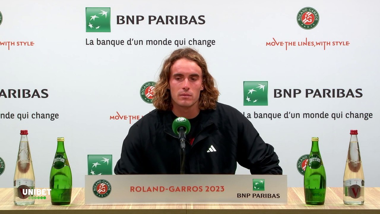 Roland-Garros 2023 - Stefanos Tsitsipas : "What could I do until ...