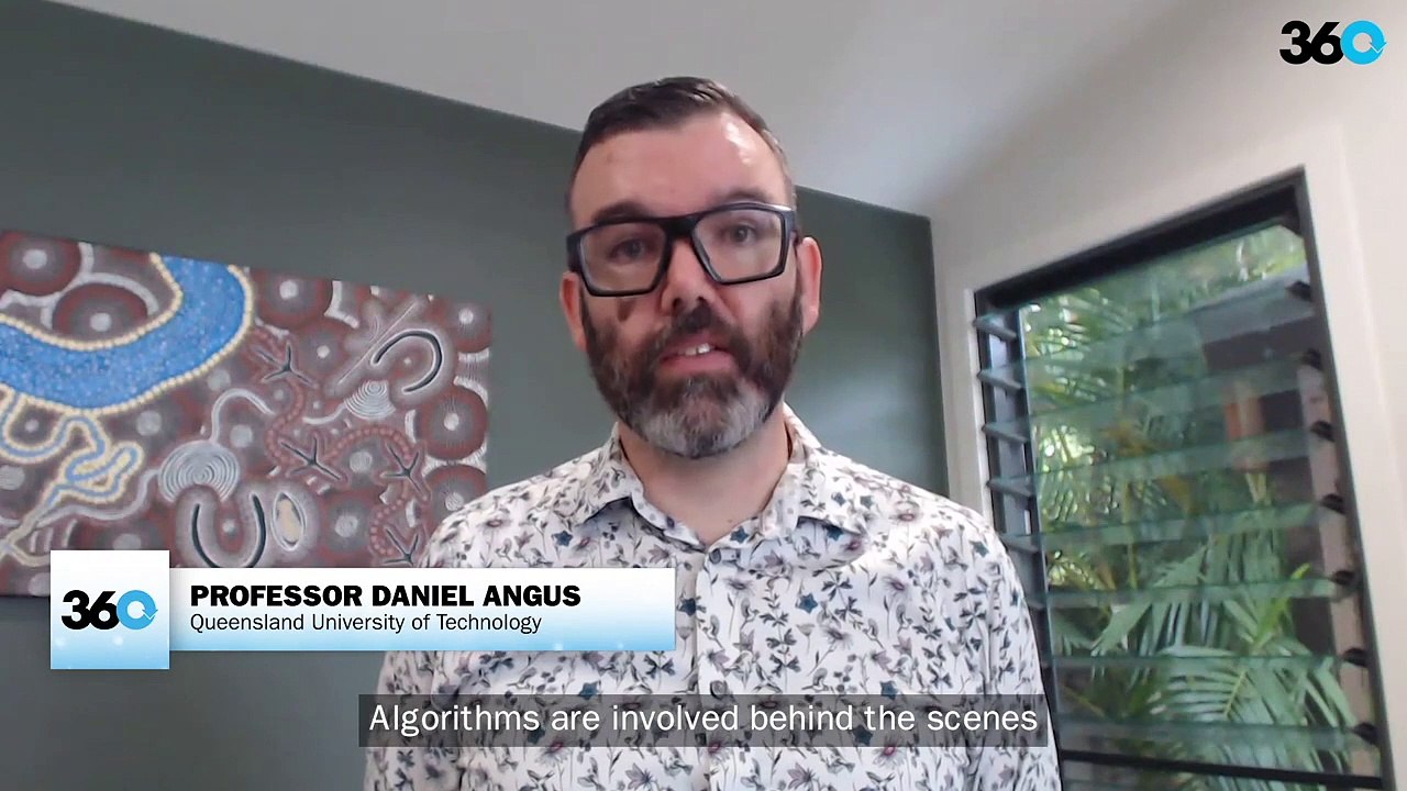 Professor Daniel Angus on algorithms - video Dailymotion