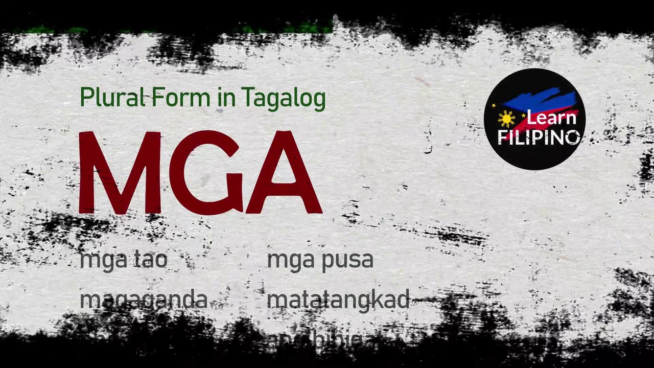MGA - Plural Form in Filipino | Basic Tagalog Lesson for Beginners ...