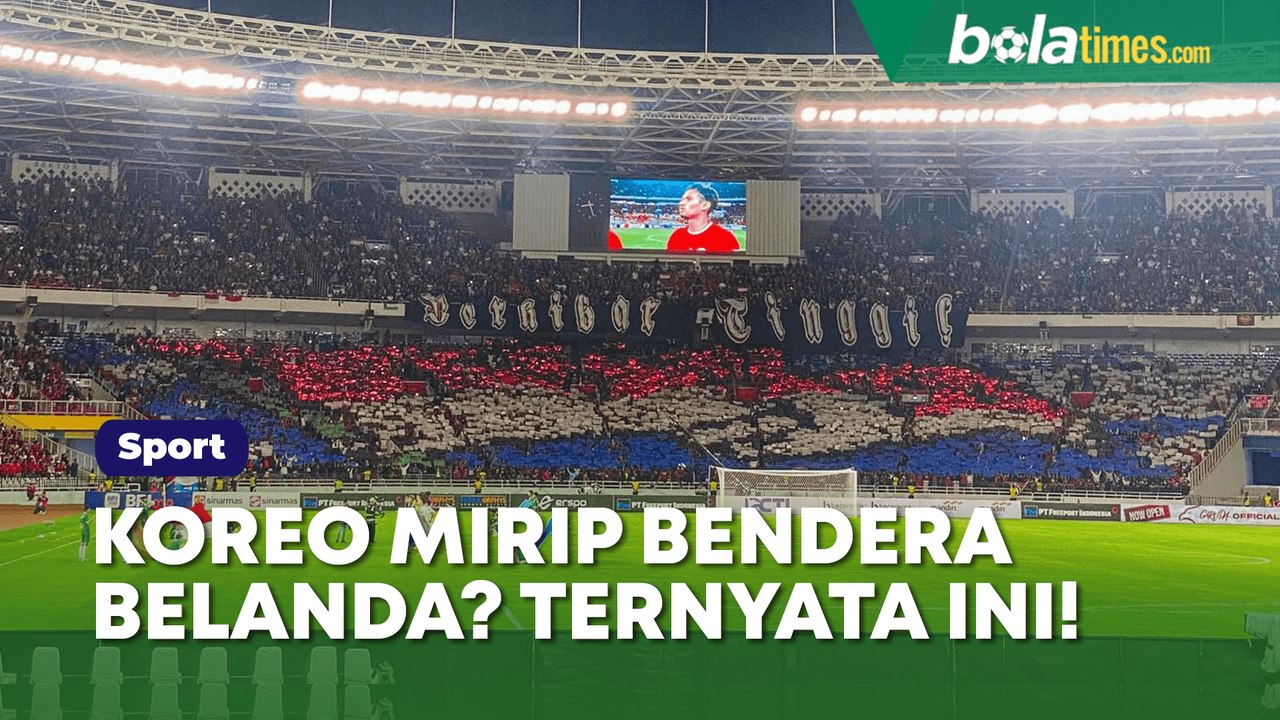 Penjelasan Suporter soal Koreo Mirip Bendera Belanda di Laga Timnas ...