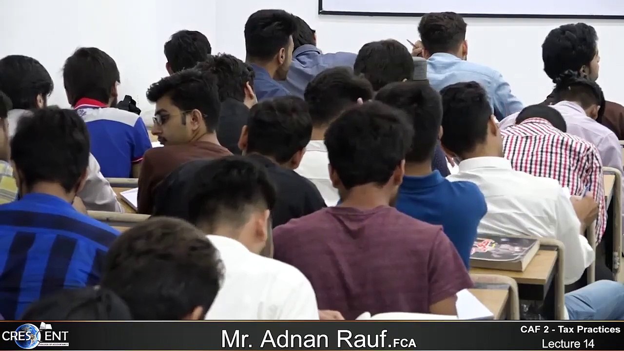CAF-2 || Lecture 14 || Tax | sir Adnan Rauf | 2023 - video Dailymotion