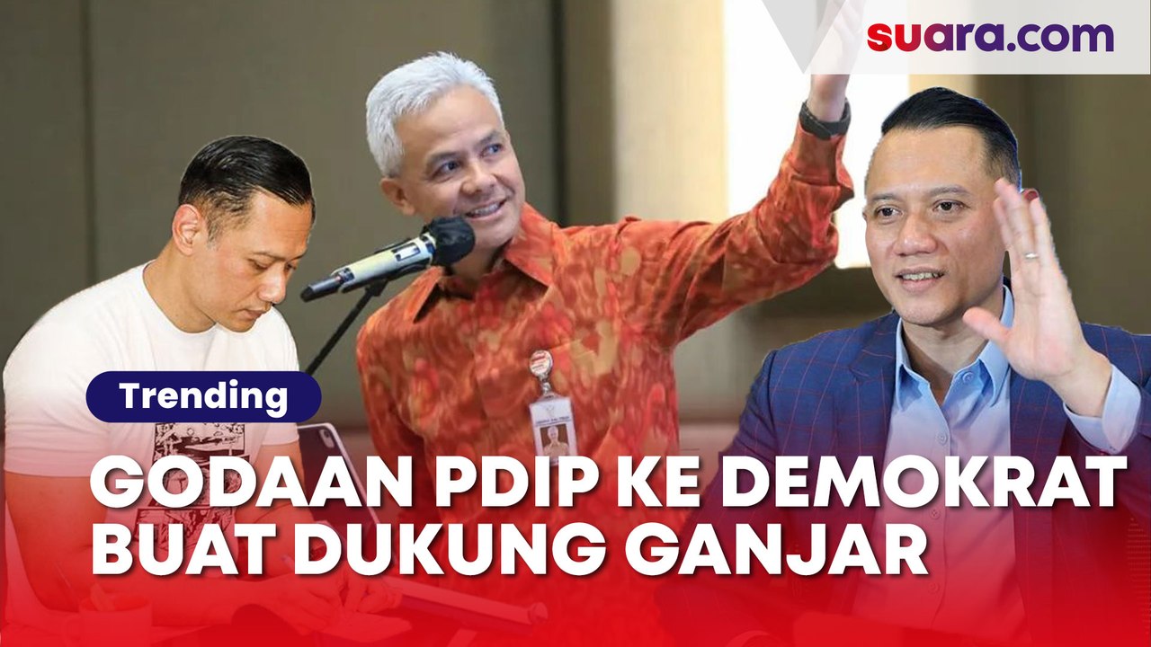 Godaan Halus PDIP ke Demokrat buat Dukung Ganjar: Tawarkan AHY Jadi Cawapres - Video Dailymotion