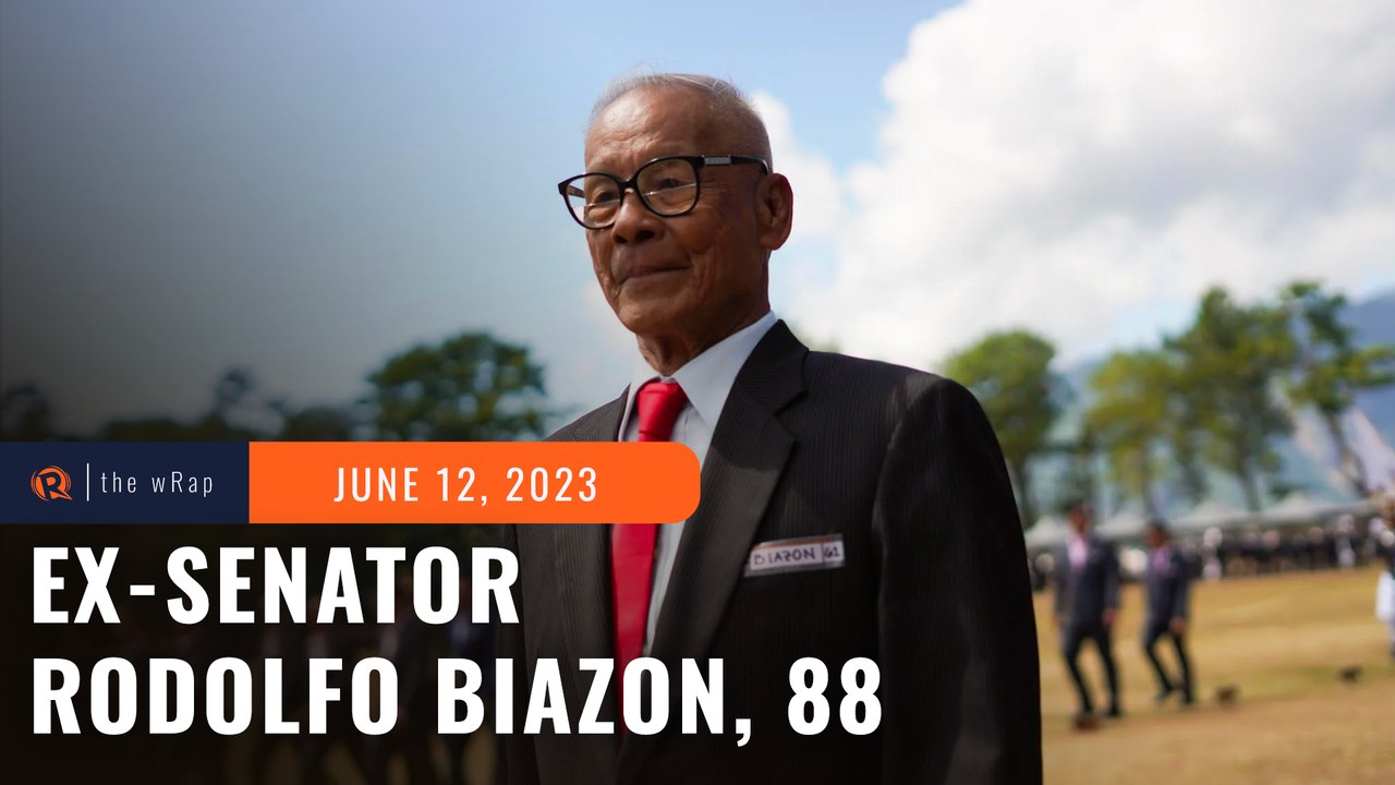 Ex-senator Rodolfo Biazon dies at 88 - video Dailymotion