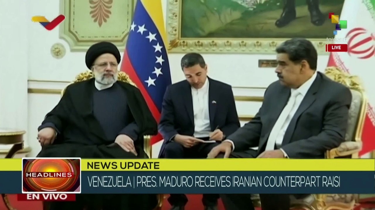Venezuelan President holds meeting with his Iranian counterpart - video ...