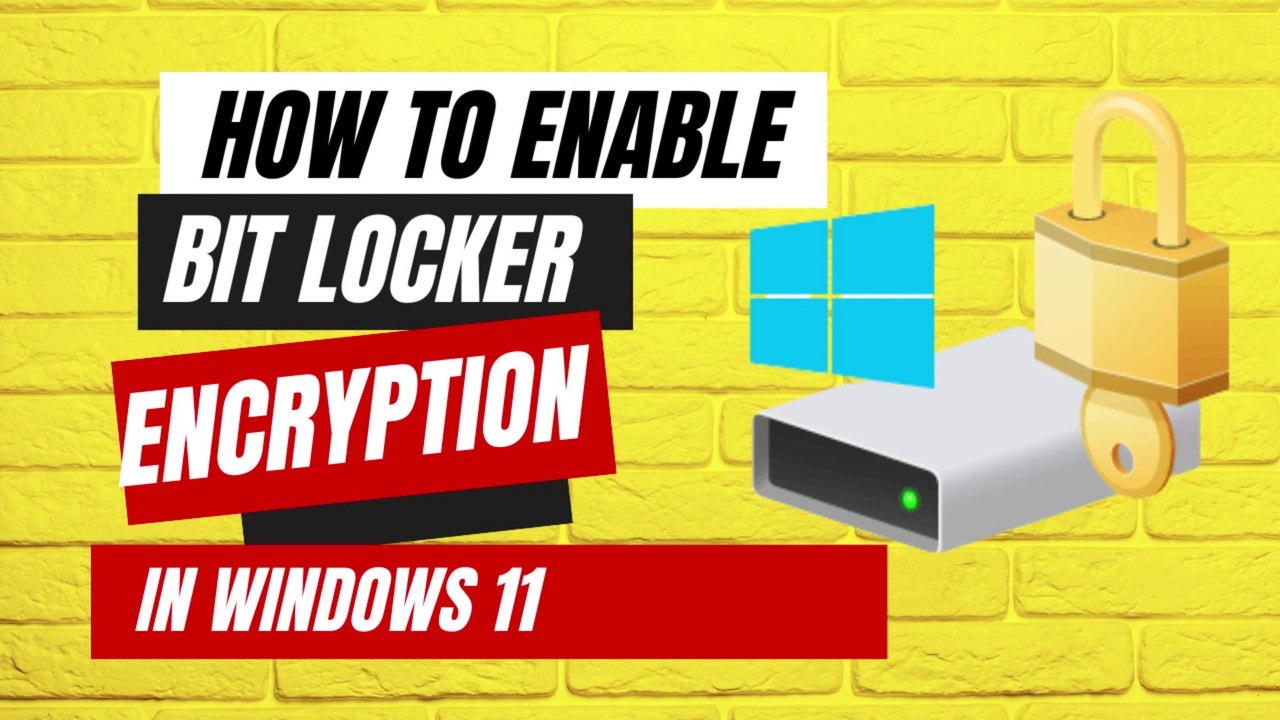 How to enable bit locker on windows 11 PC or Laptop || How to Enable ...