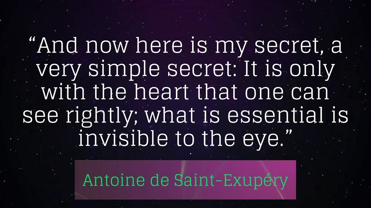 Antoine de Saint-Exupéry Quotes which arebetter to be known when young ...