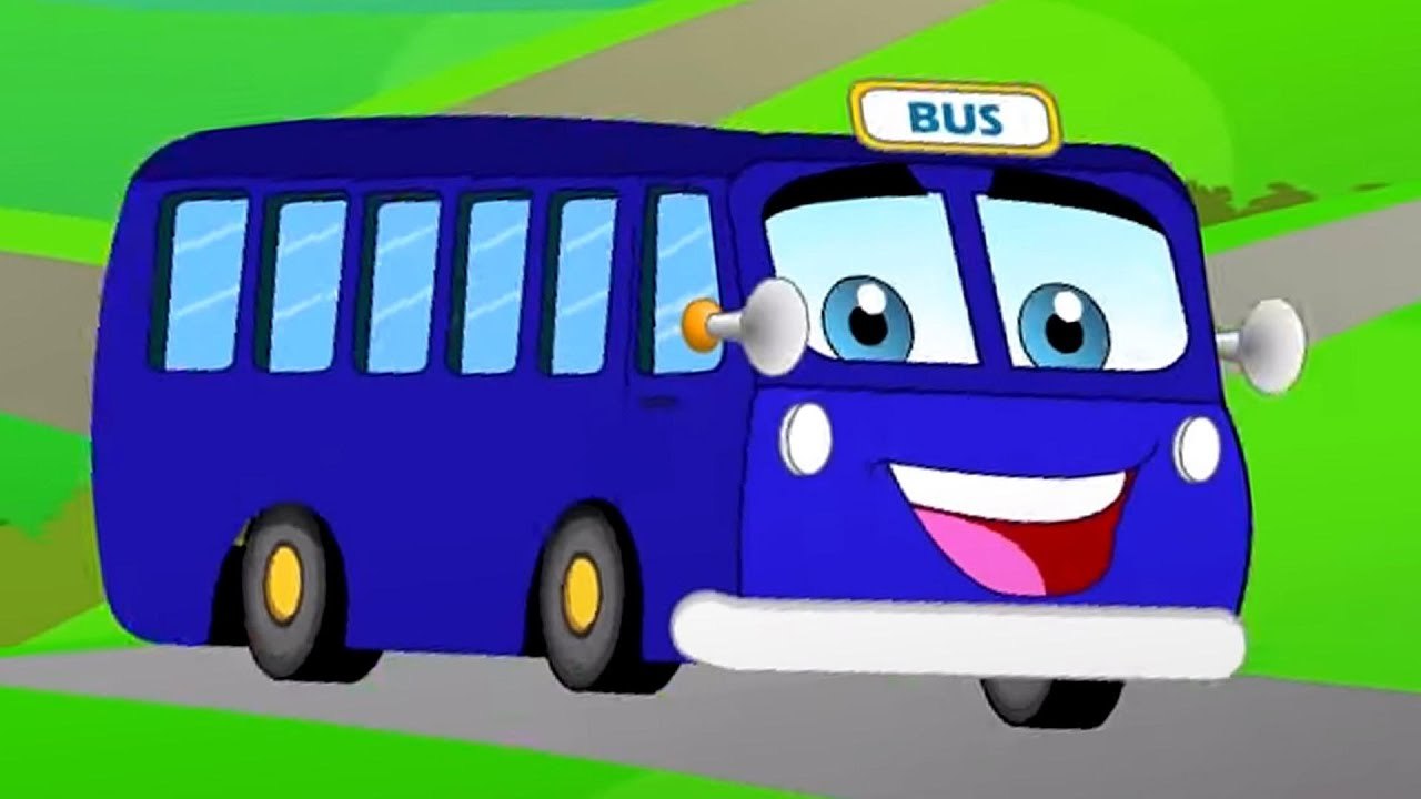 Wheels On The Bus, Vehicle Cartoons and Nursery Rhymes for Kids - video ...