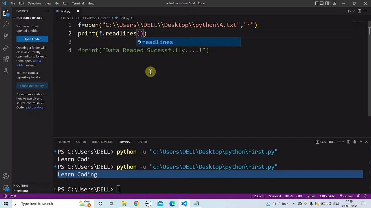 "Unlocking the Power of File Handling in Python Programming: |A Comprehensive Guide" - video ...
