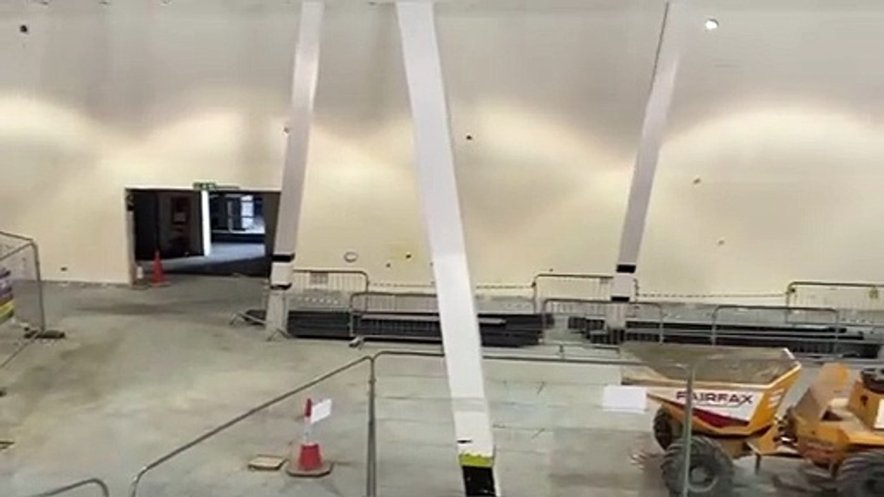 Construction work is underway to convert Wakefield's former market hall ...