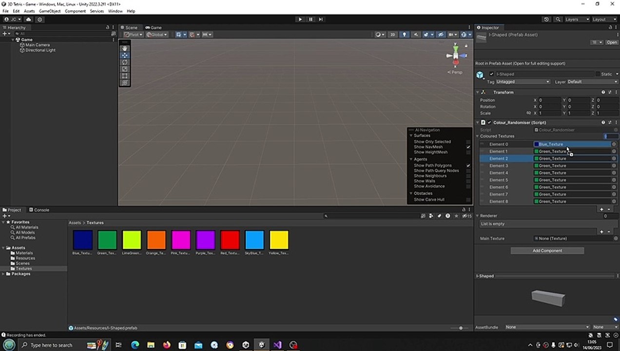 Unity 3D Tetris Clone #4 Setup and Testing - video Dailymotion