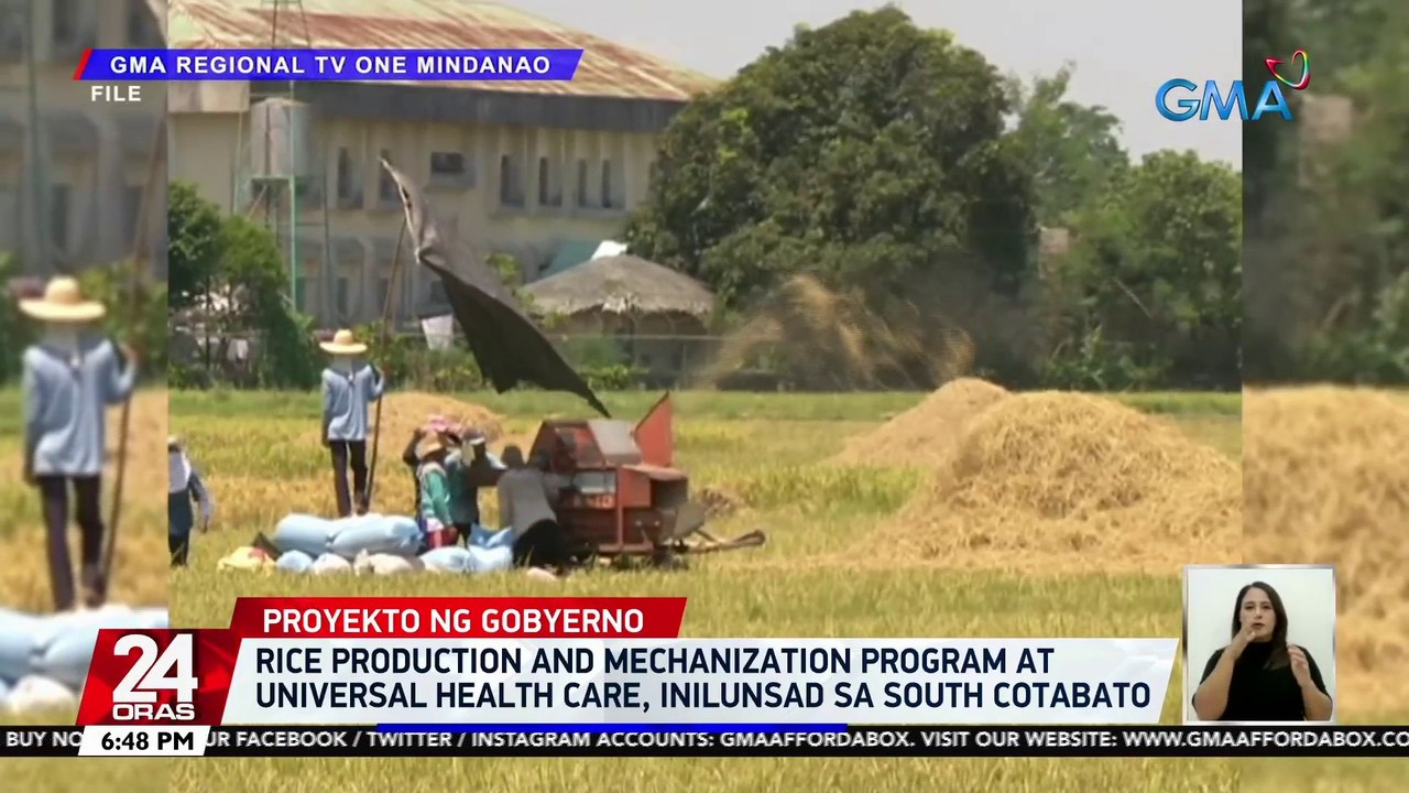 Rice production and mechanization program at universal health care ...