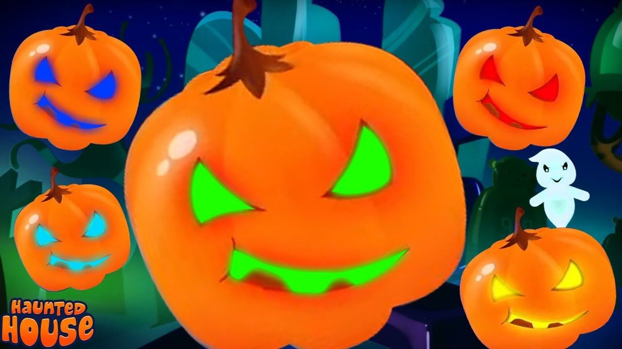 Five Little Pumpkins, Spooky Rhyme And Halloween Cartoon Videos For ...