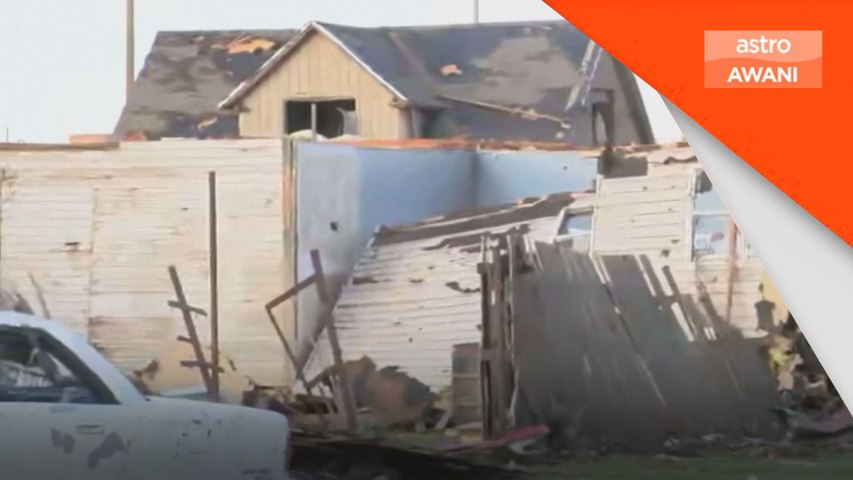 Tiga terbunuh puluhan cedera ribut taufan badai Perryton | Astro Awani