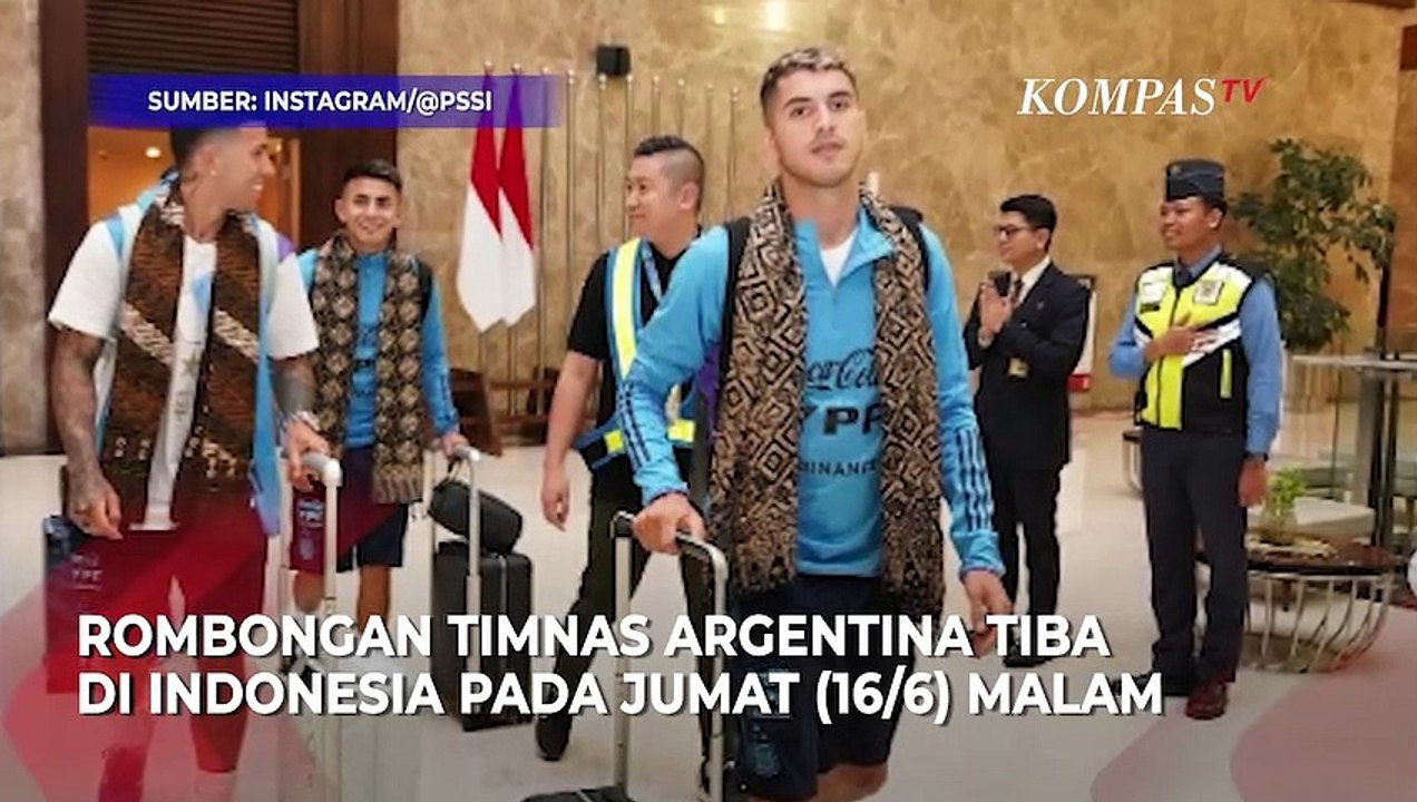 Potret Timnas Argentina Tiba di Indonesia Tanpa Lionel Messi hingga ...