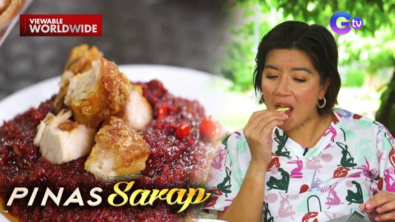 Putok-batok na binagoongang bagnet, perfect pair sa maasim na mangga ...