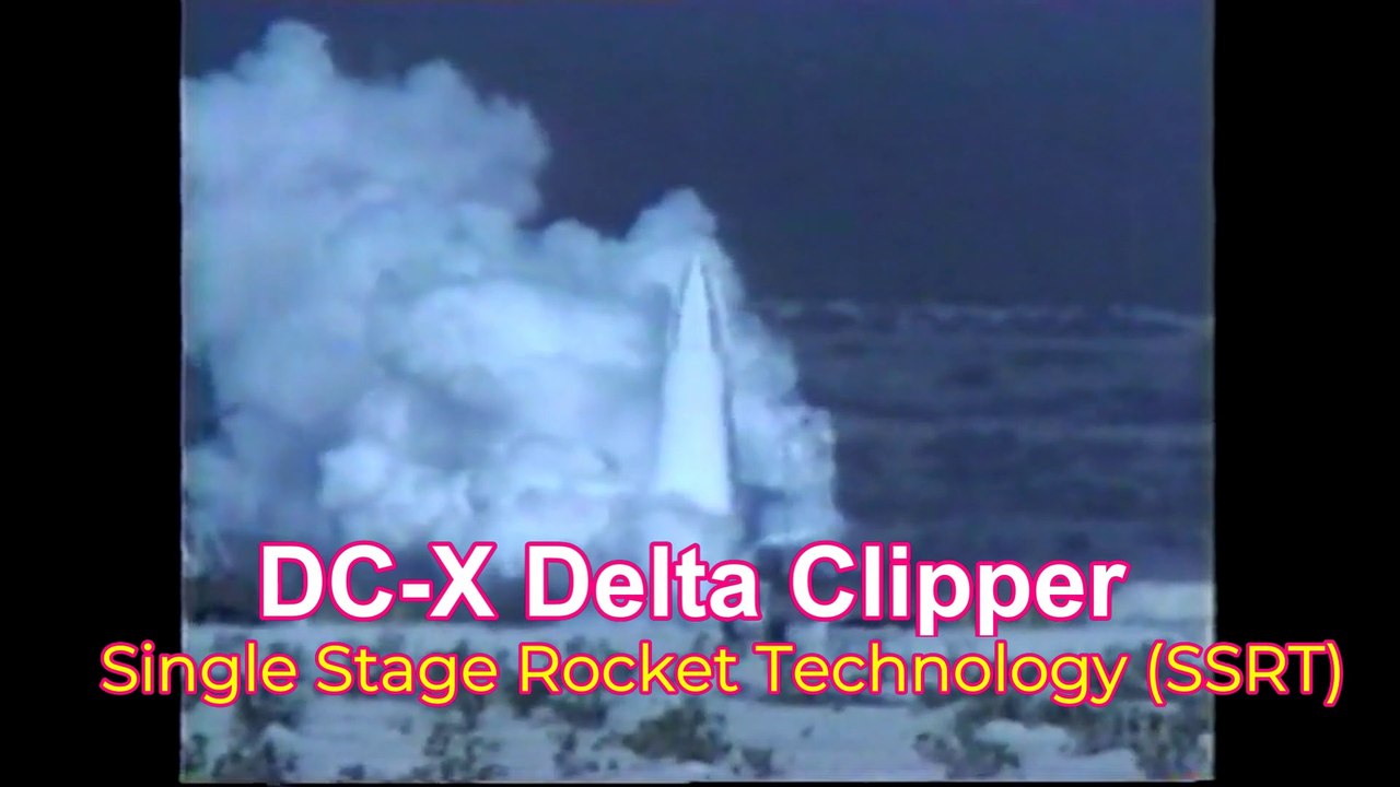 DC-X Delta Clipper Reusable Rocket Vehicle Flight Testing - video ...