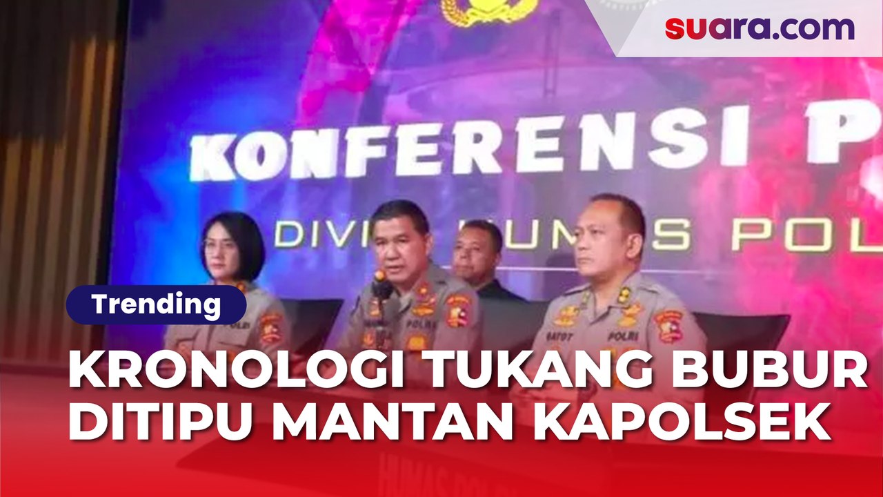 Kronologi Tukang Bubur Ditipu Mantan Kapolsek Rp 310 Juta, Berawal ...