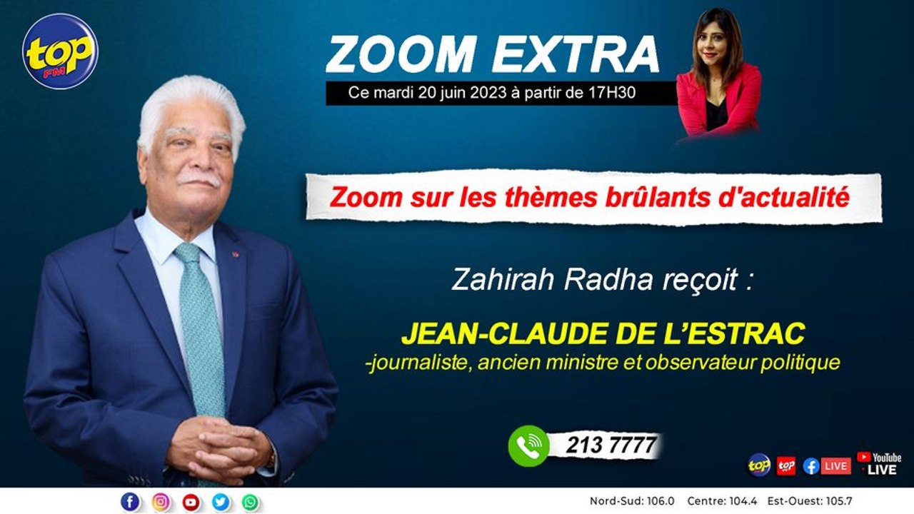 Zoom Extra : sur les thèmes brûlants d'actualité avec Jean-Claude de l’Estrac_0 - Vidéo Dailymotion