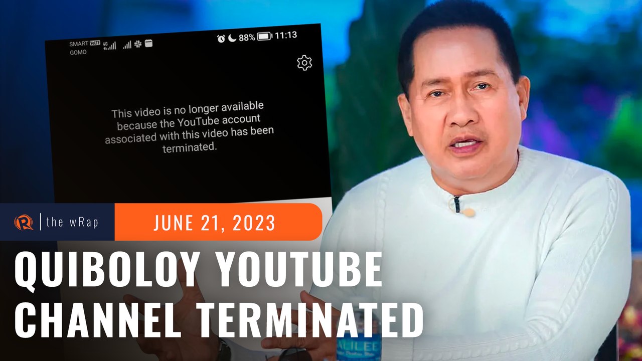 Quiboloy YouTube channel terminated, triggered by game vlogger's ...